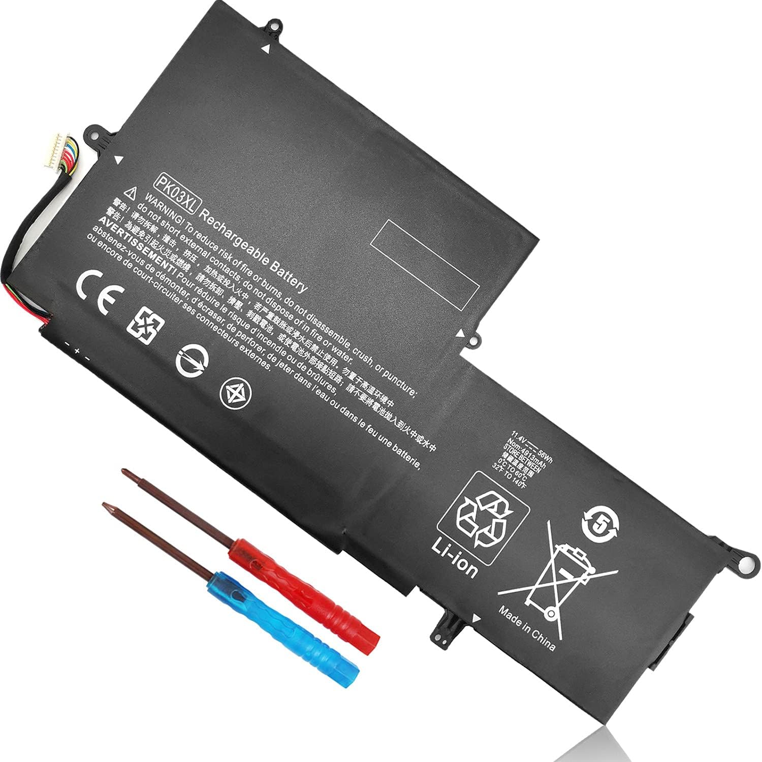 Amazon.com: RR04XL Laptop Battery for HP Spectre X360 13 13-AW 13 ...
