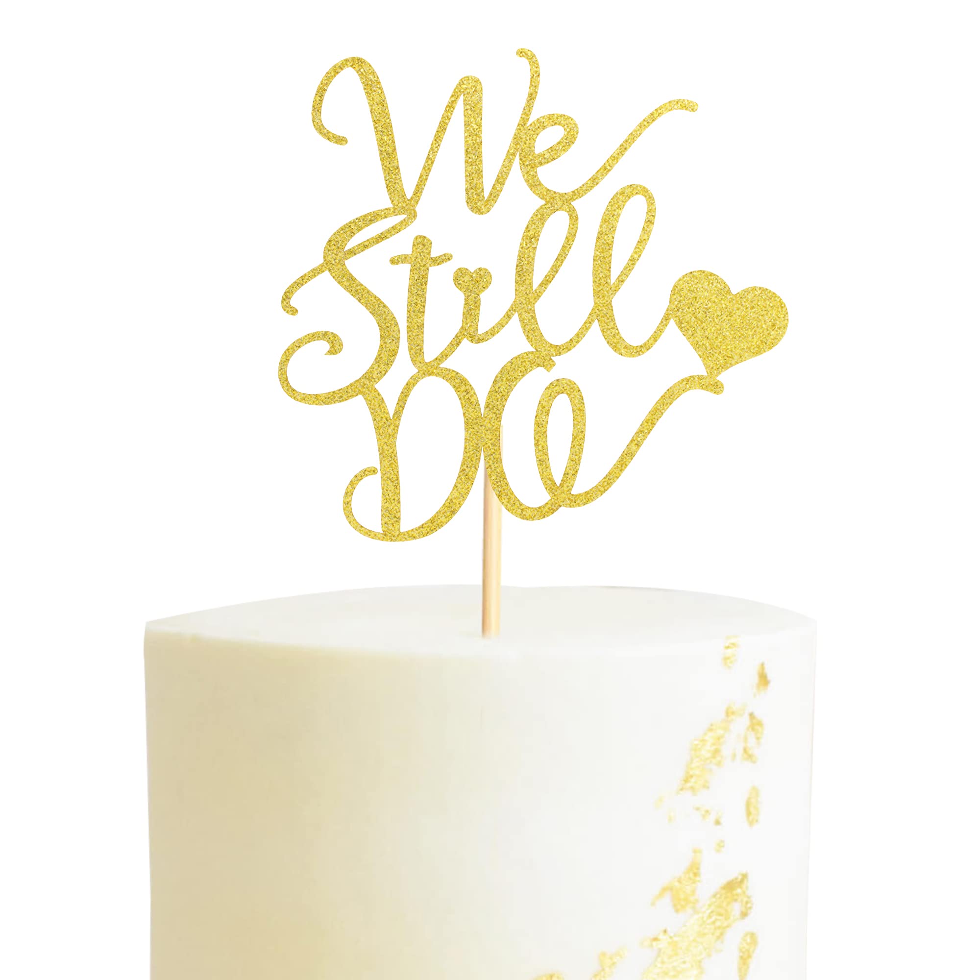 Amazon.com: Arthsdite We Still Do Cake Topper - Bride/Engagement ...