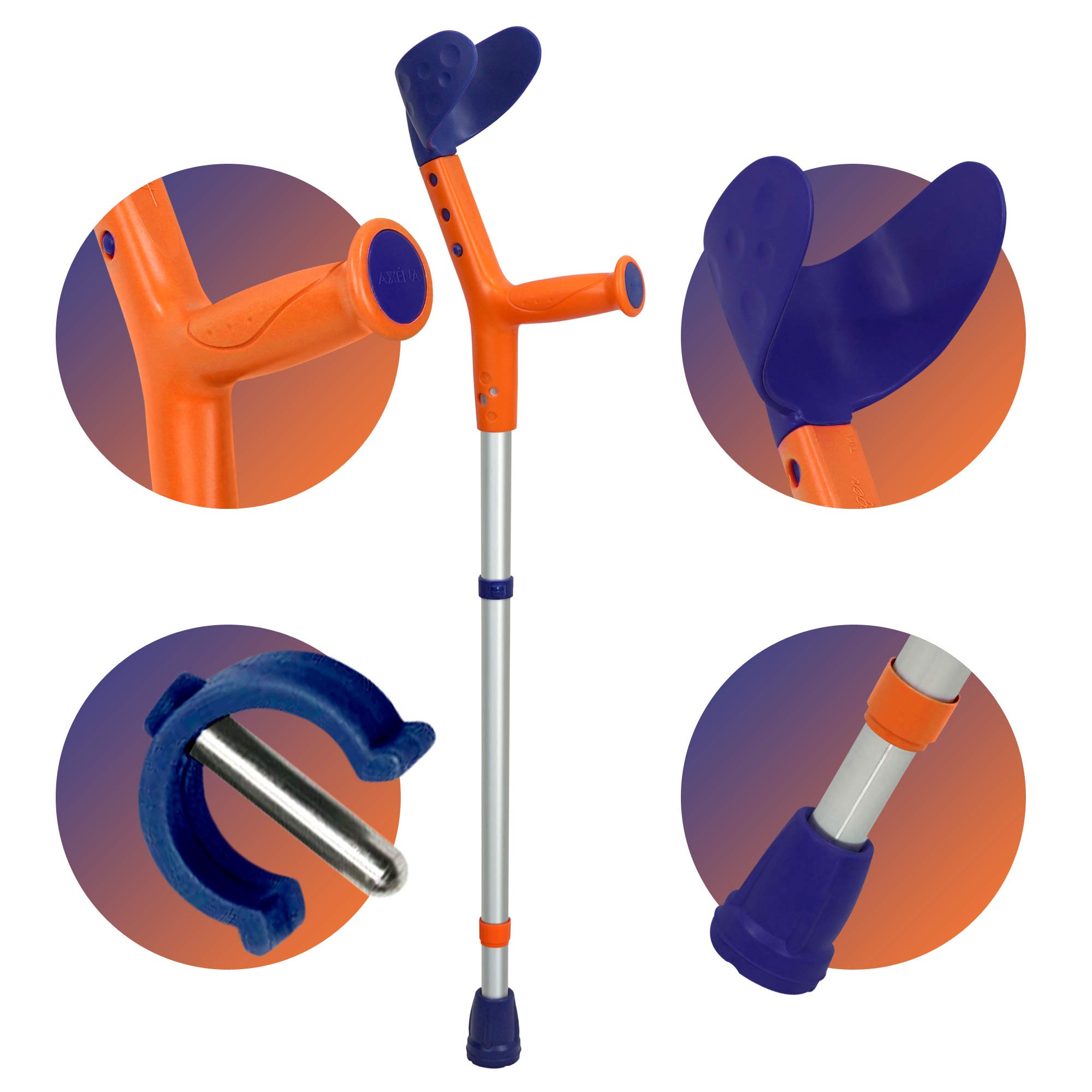 Buy ORTONYX Kids Walking Forearm Crutches (1 Pair) Good for Children ...