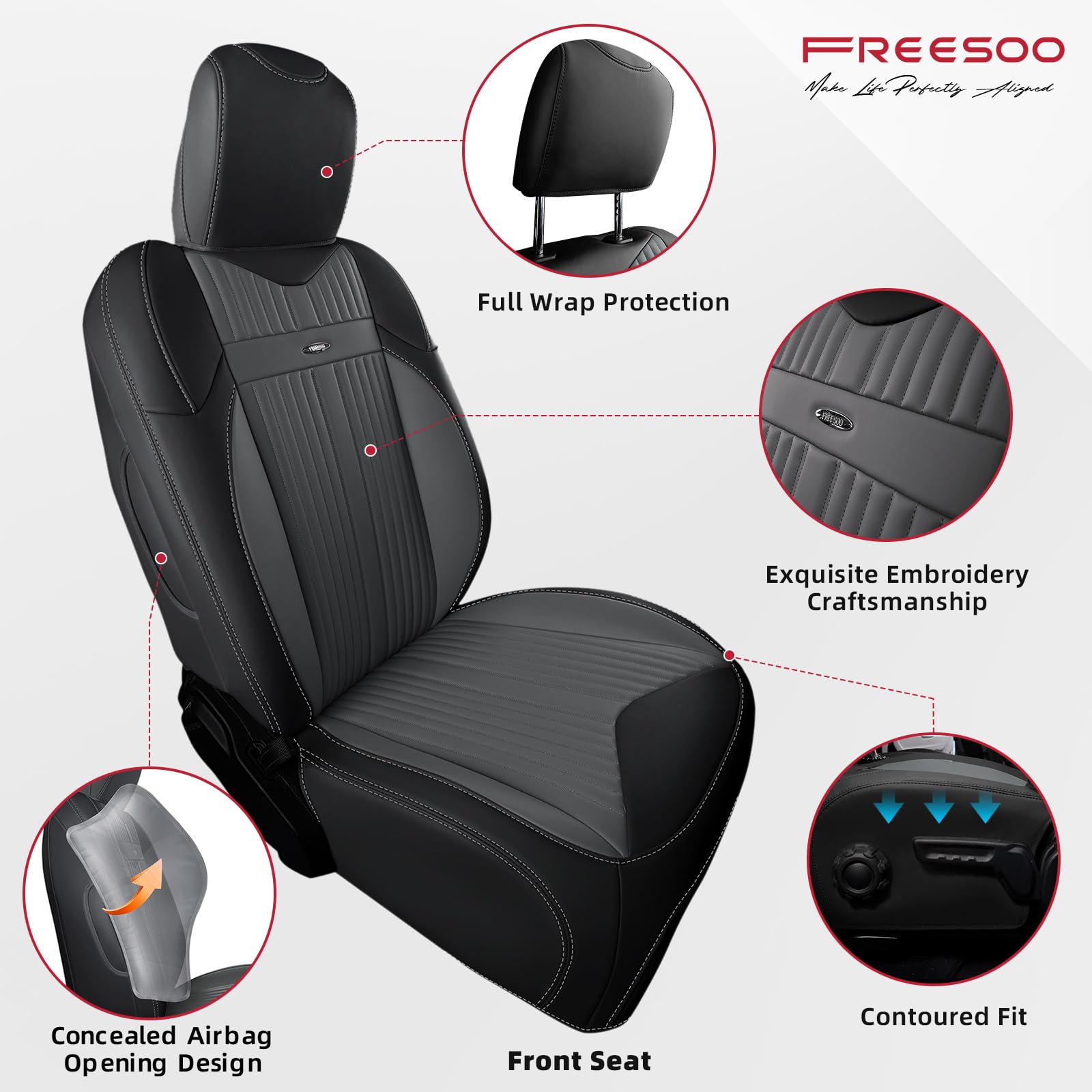 Snapklik.com : Customized Front Car Seat Covers For Jeep Wrangler JL ...