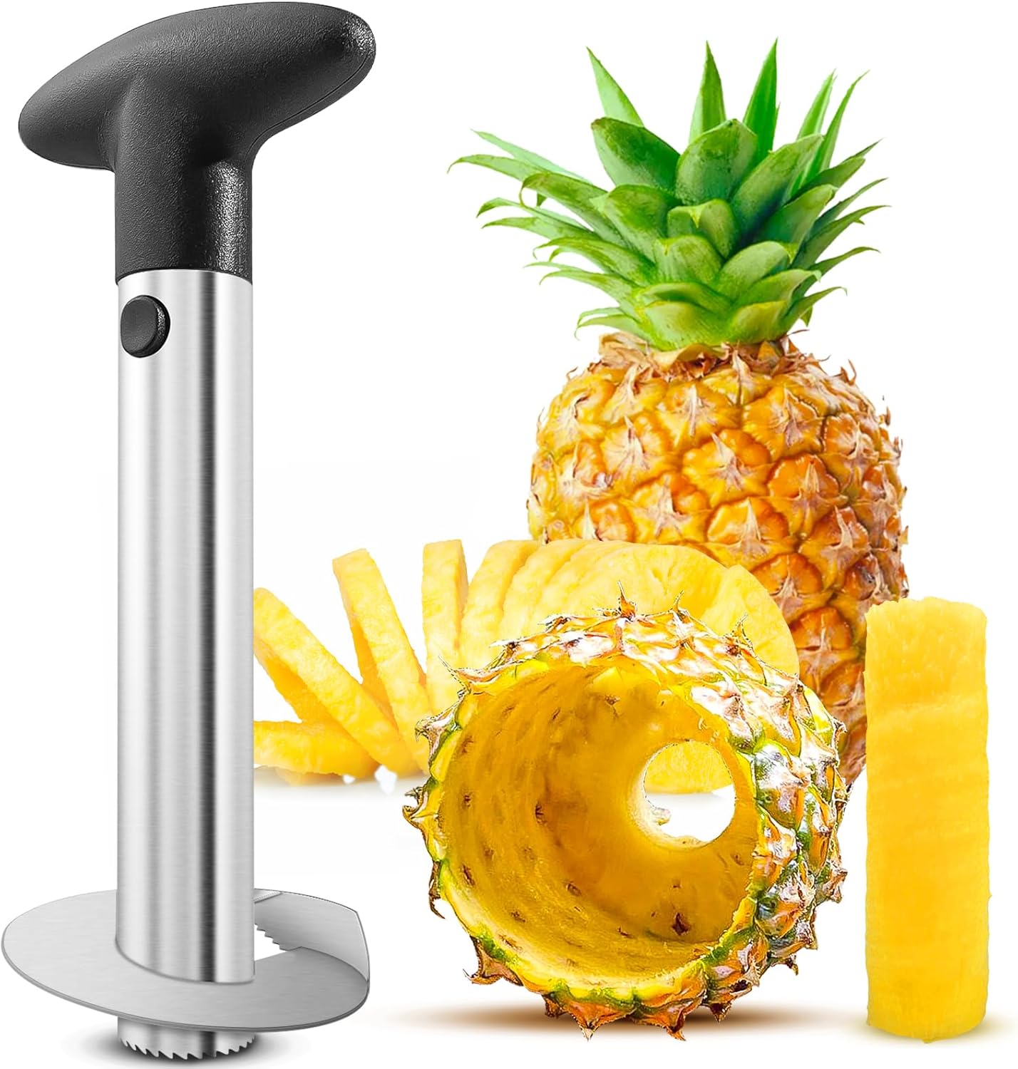Pineapple Cutter Tool Heavy-Duty Pineapple Corer with Reinforced ...