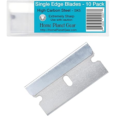 Amazon.com: Bates- Single Edge Razor Blade, 50 pc, Scraper Blades, Flat ...