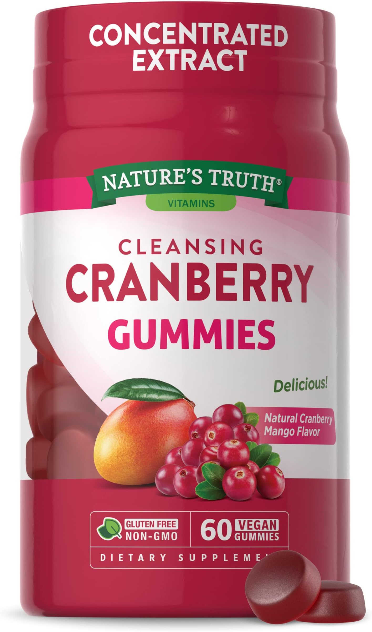 Amazon.com: Nature's Bounty Cranberry Gummies, Urinary Tract Support ...