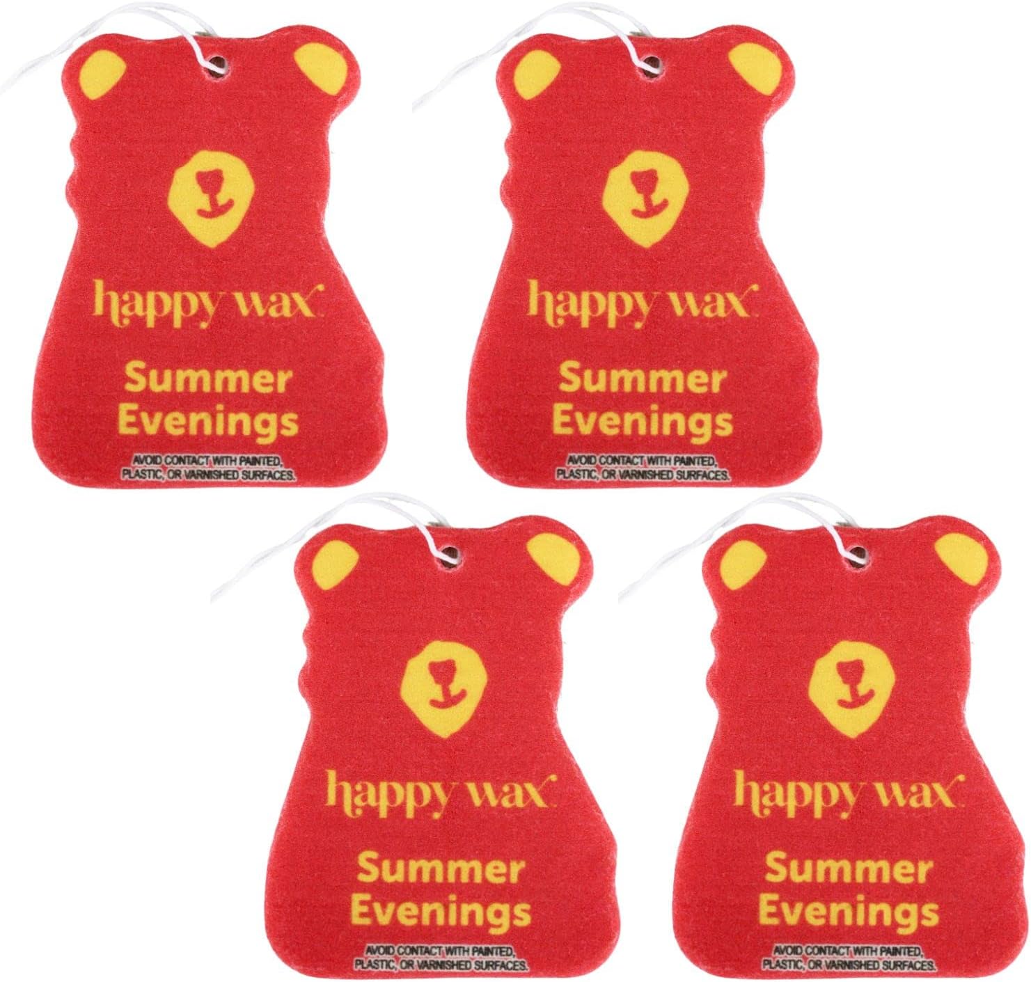 Amazon.com: Happy Wax Summer Evenings Hanging Car Cub Air Freshener ...