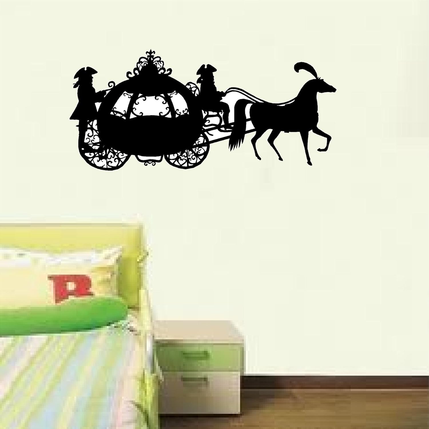 Amazon.com: Cinderella Carriage with Horse and Coachmen Size and Color ...