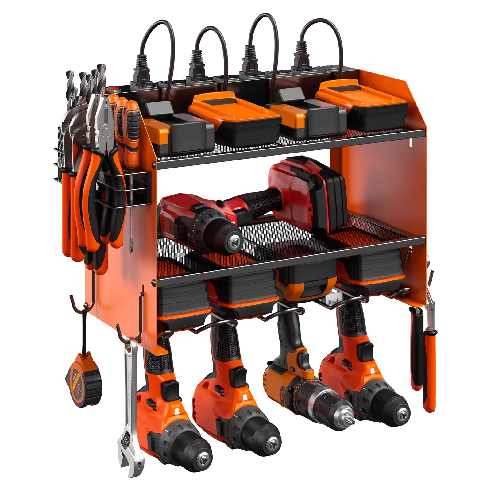 Amazon.com: CCCEI Modular Power Tool Organizer Wall Mount with Charging ...