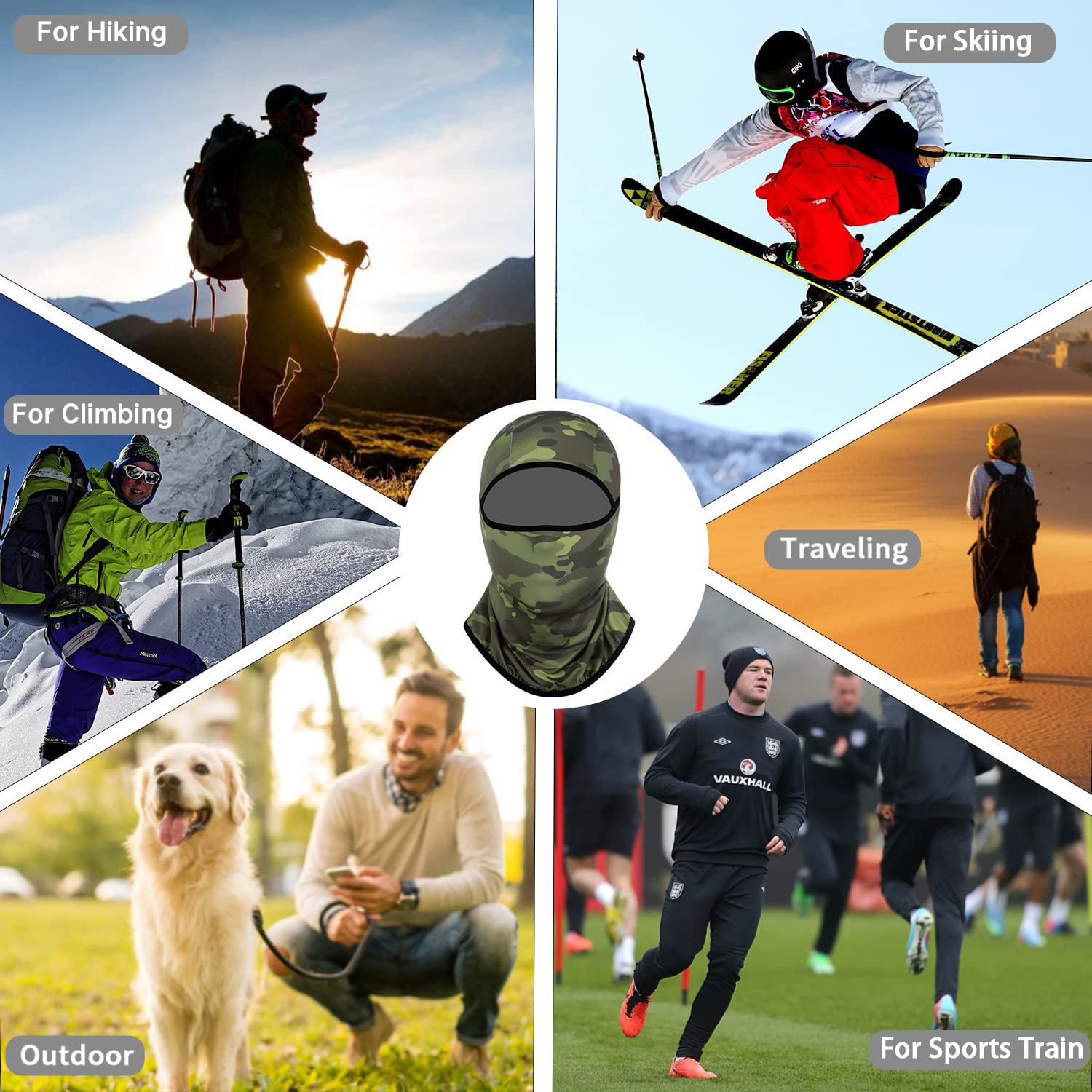 Snapklik.com : Balaclava Face Mask, Ski Mask For Men Women Football ...