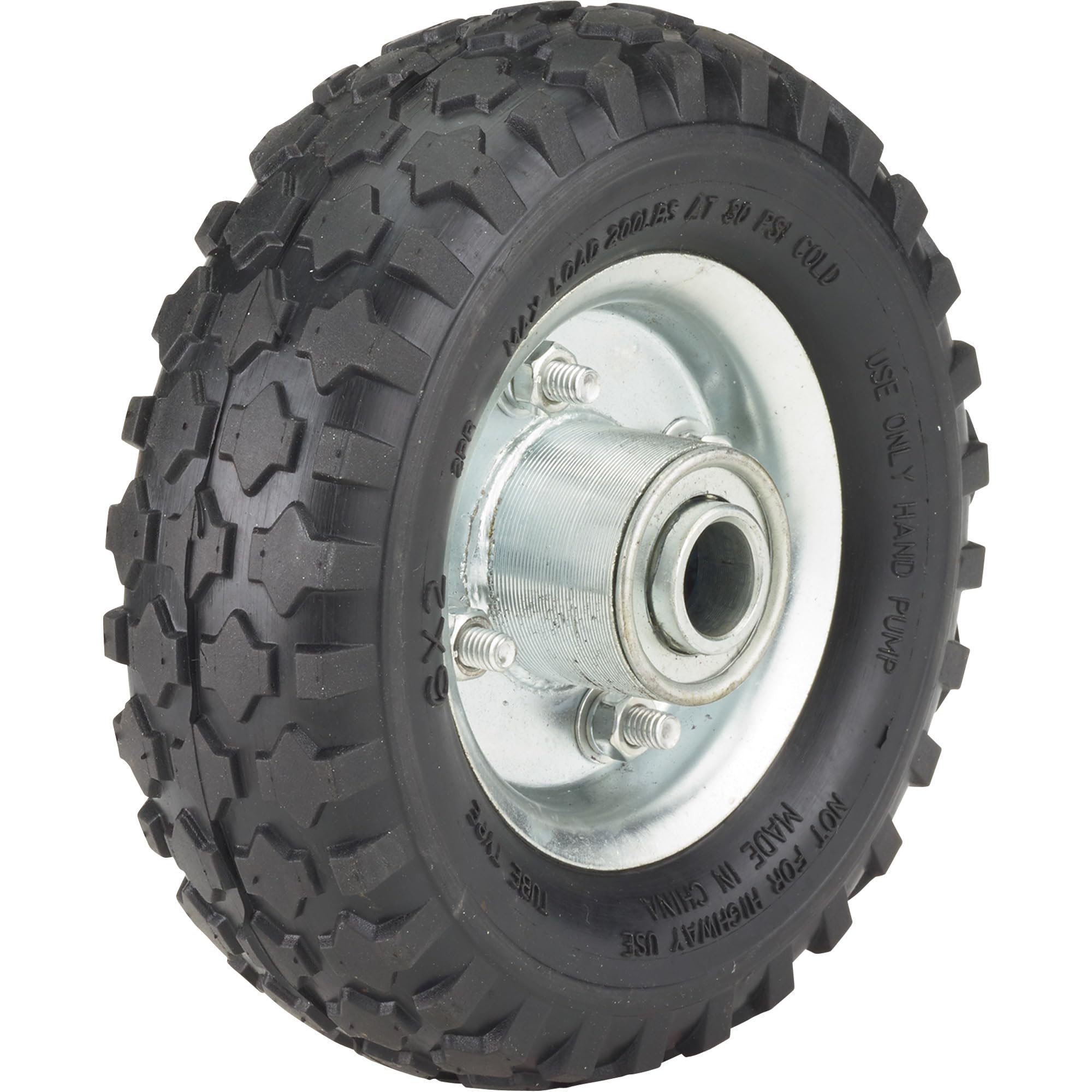 Snapklik.com : Ironton 6in. Pneumatic Wheel And Tire- 200-Lb. Capacity