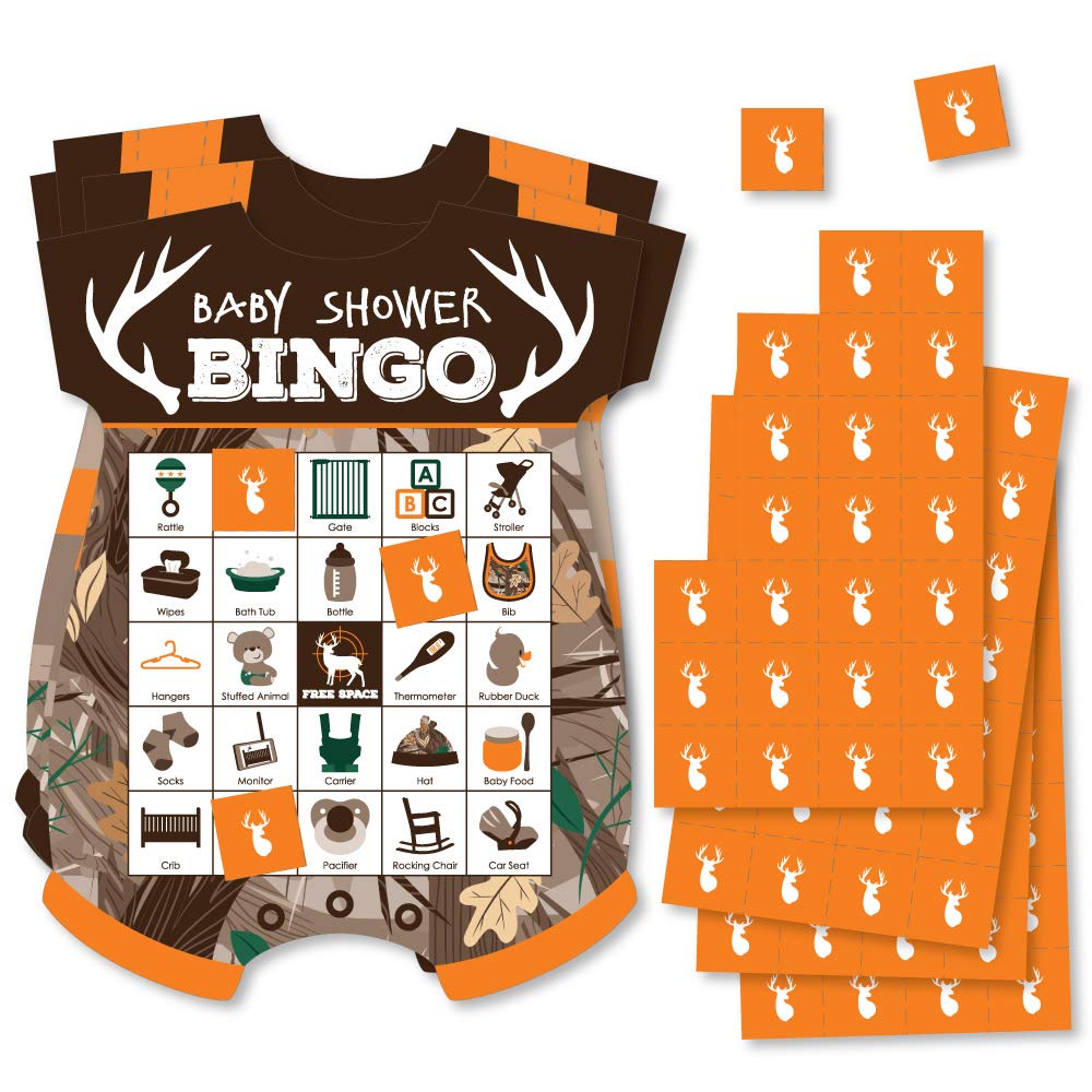 Amazon.com: Big Dot of Happiness Gone Hunting - Picture Bingo Cards and ...