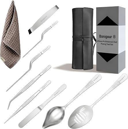 Amazon.com: Chef Plating Tools,Professional Culinary Plating Tool Set ...