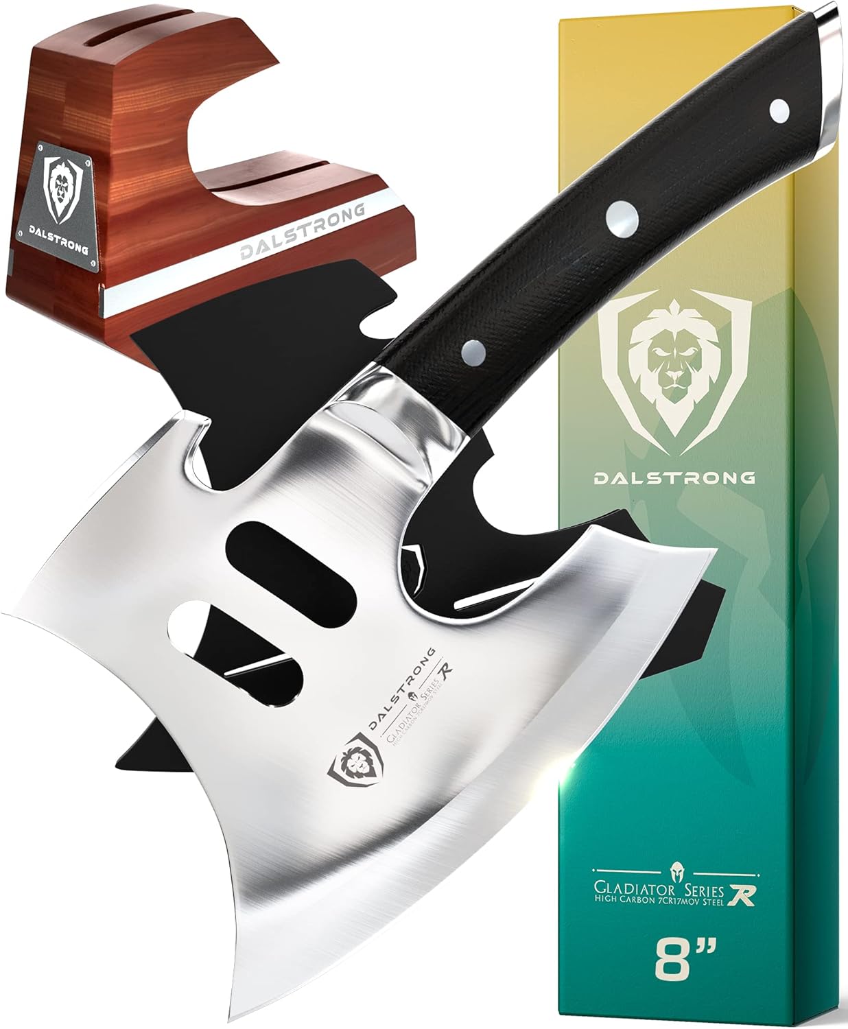Amazon.com: Dalstrong Meat Chopper - 8" - Heavy-Duty Butcher Cleaver ...