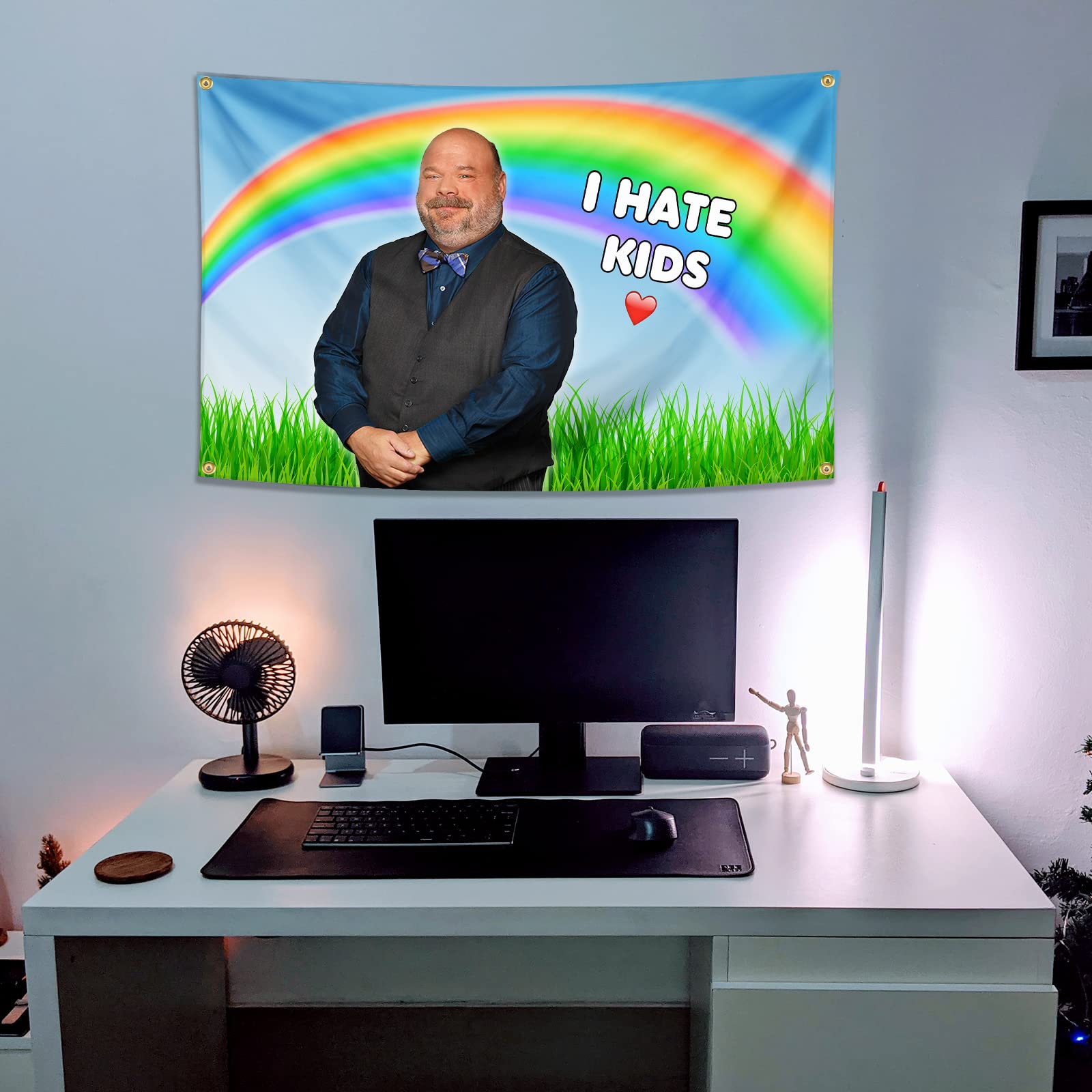 Snapklik.com : I Hate Kids 3x5 Feet Banner Funny Flags For Room
