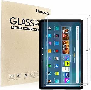 Amazon.com: Himover 2-Pack Glass Screen Protector for Amazon Fire Max ...