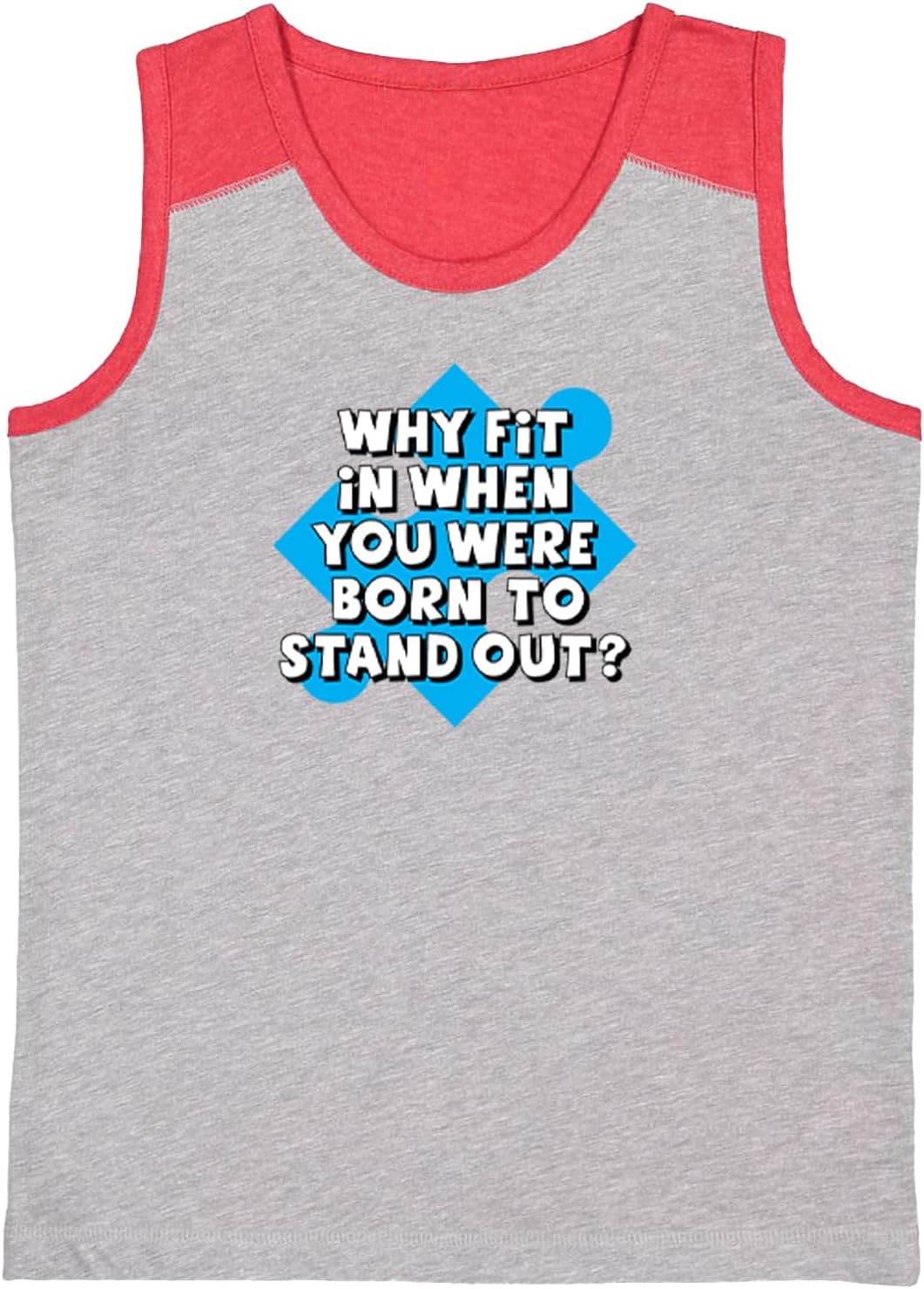 Amazon.com: Why Fit in You're Born to Stand Out - Youth Contrast Back ...