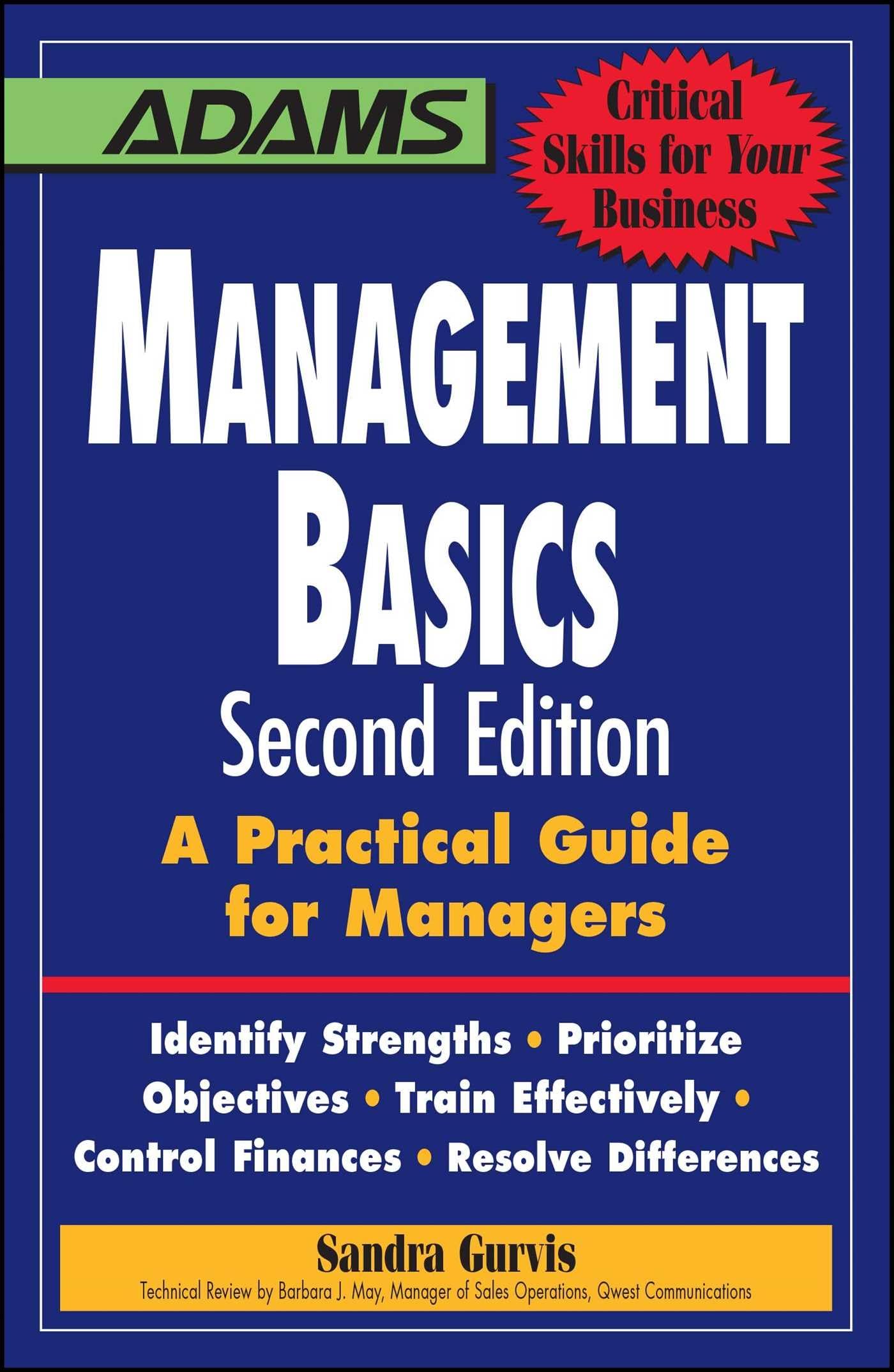 Management Basics: A Practical Guide for Managers: Gurvis, Sandra ...
