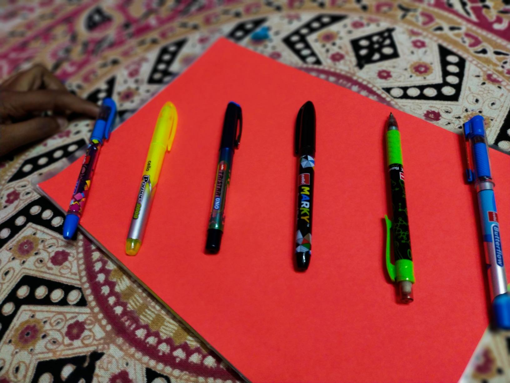 Cello School Kit Pen Set (Pack Of 6 Items)|Combo Stationery Pack With ...