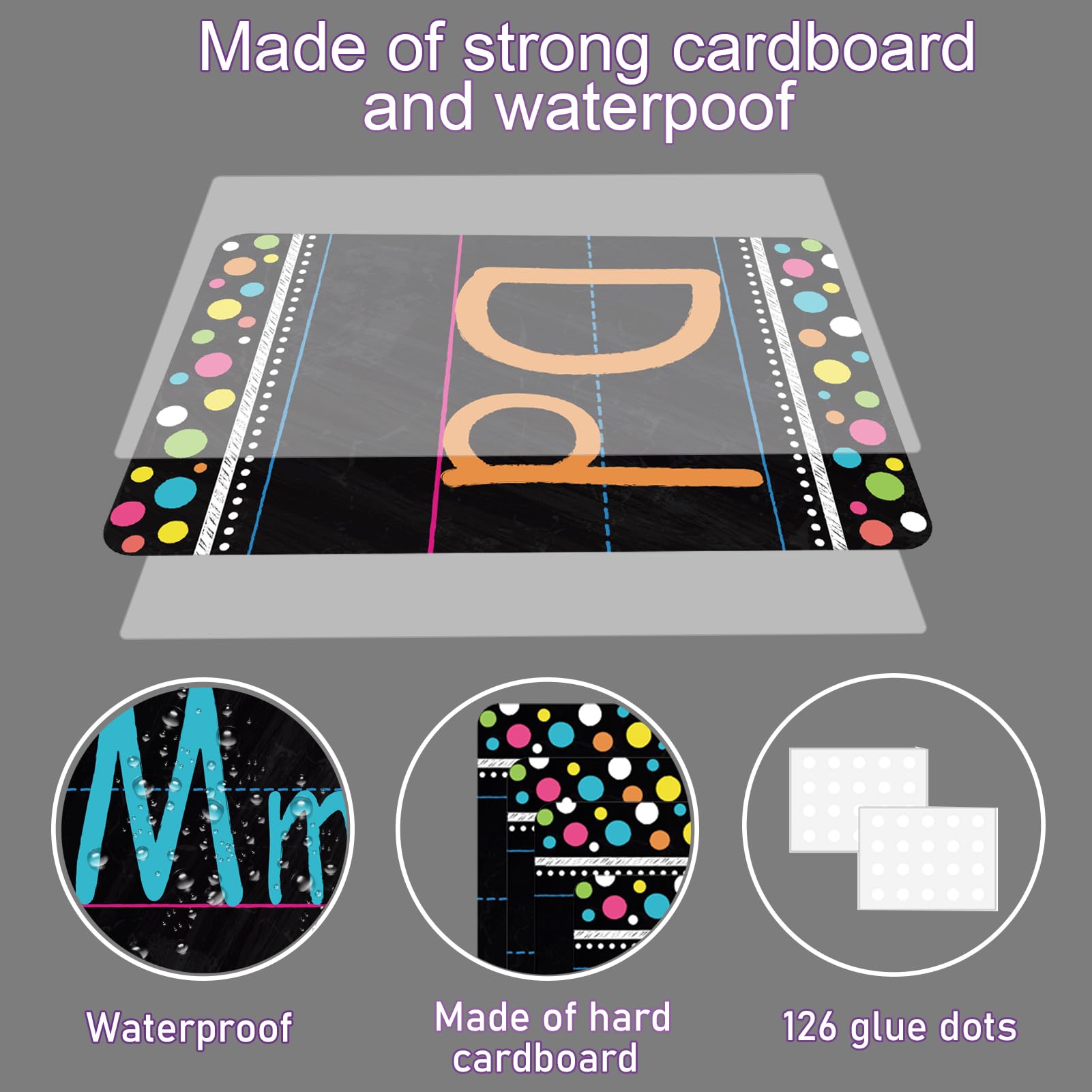 Snapklik.com : Bulletin Board Letters - ABC Alphabet Poster Classroom ...