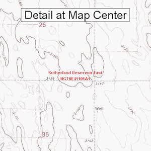 Amazon.com : USGS Topographic Quadrangle Map - Sutherland Reservoir ...