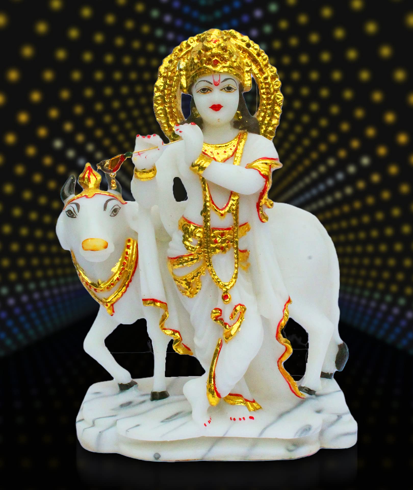 Kd Hub Lord Krishna Murali Wala Murli Manohar With Cow | Desertcart Japan