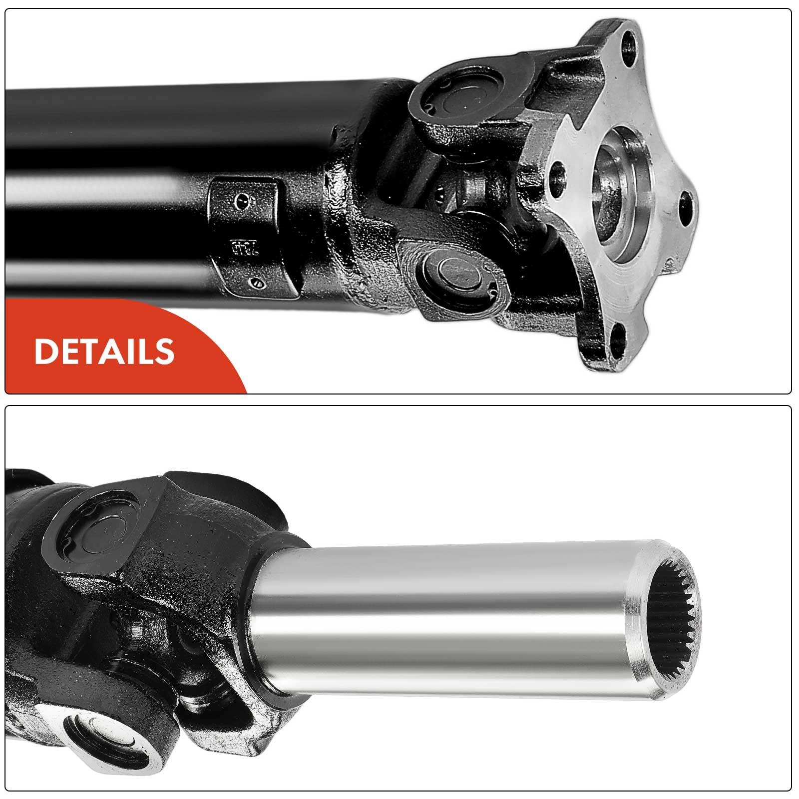 A-Premium Rear Complete Drive Shaft Prop Shaft Driveshaft Assembly ...