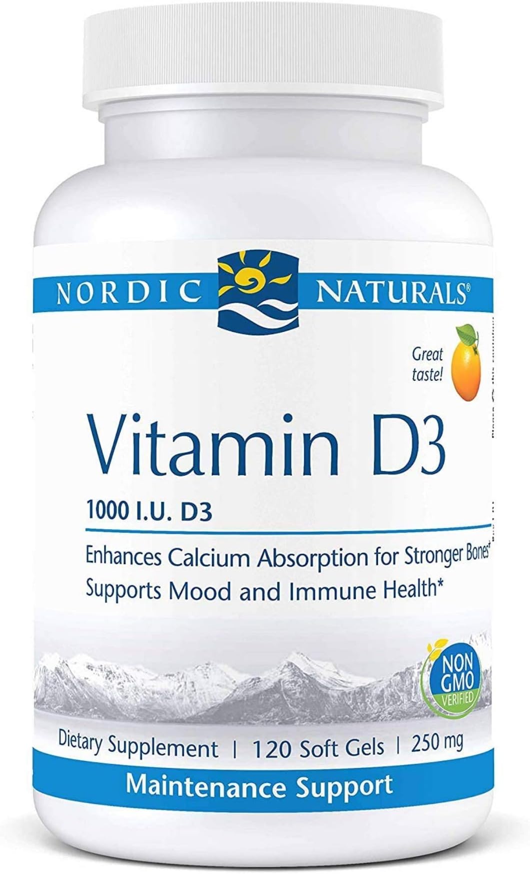Amazon.com: Nordic Naturals Vitamin D3 5000, Orange - 120 Mini Soft ...