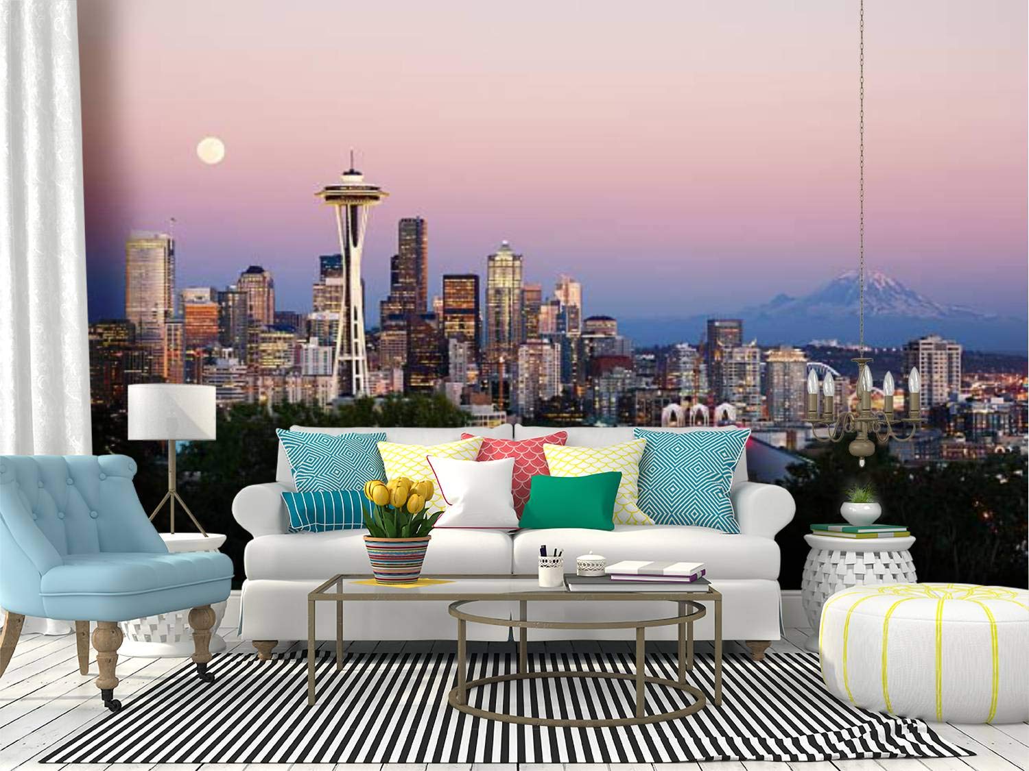 Seattle Skyline Decal
