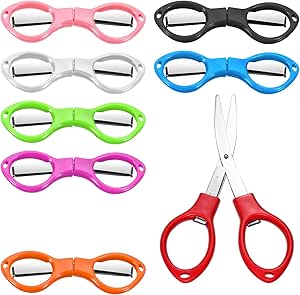 Amazon.com: 8pcs Mini Folding Scissors, Small Stainless Steel Foldable ...
