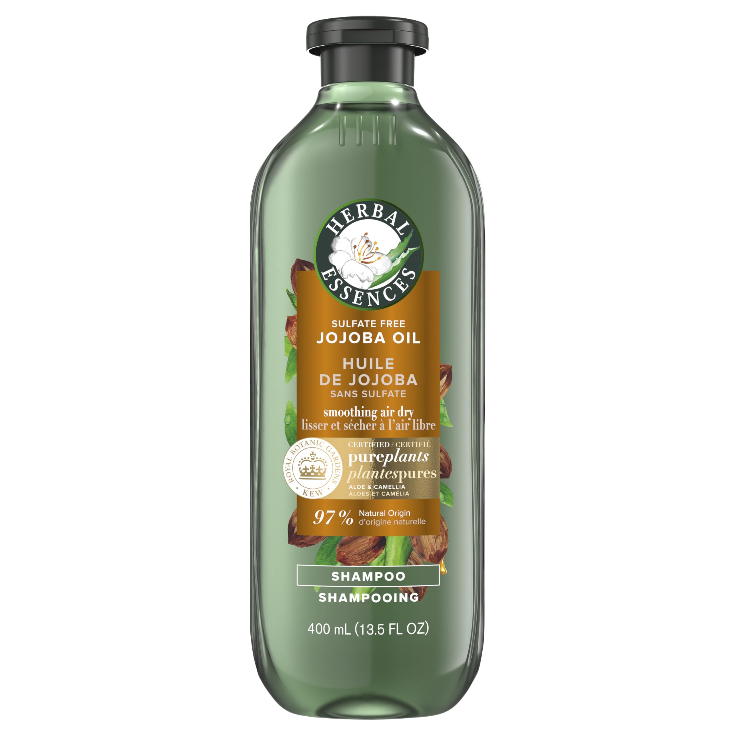 Herbal Essences Pure Plants Jojoba Oil Sulfate Free Shampoo, Made for ...