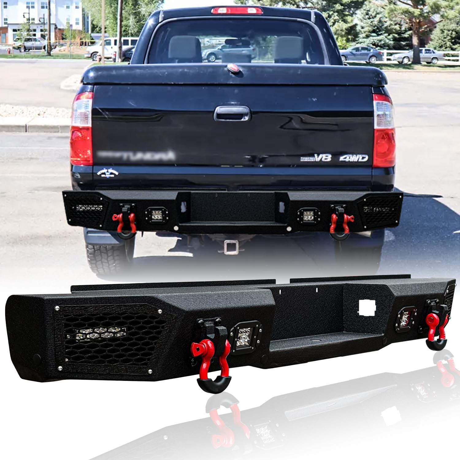 Amazon.com: TIOYAR Rear Bumper Compatible with 2000 2001 2002 2003 2004 ...