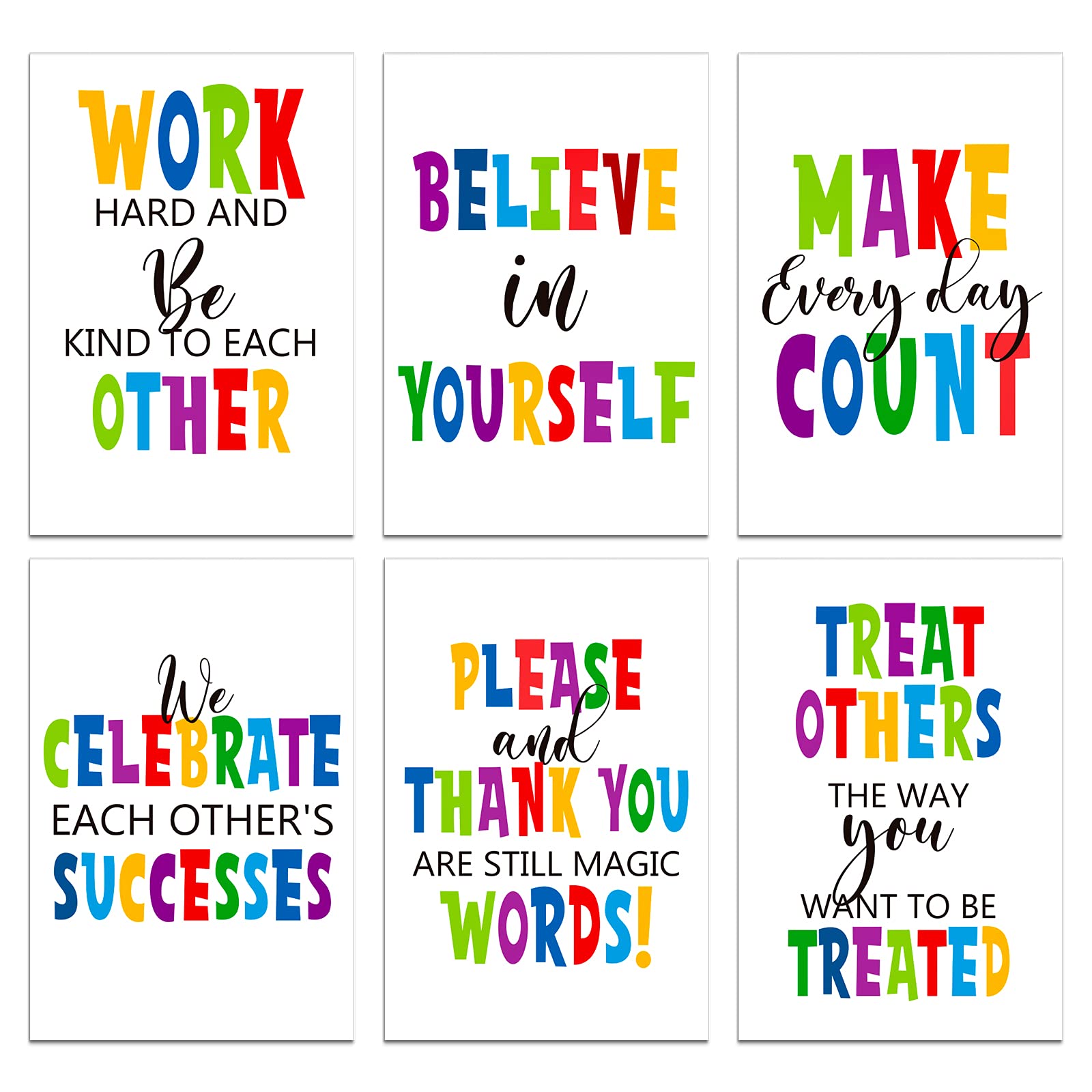 Amazon.com: FaCraft Classroom Decorations,12"x 18" Motivational Posters ...