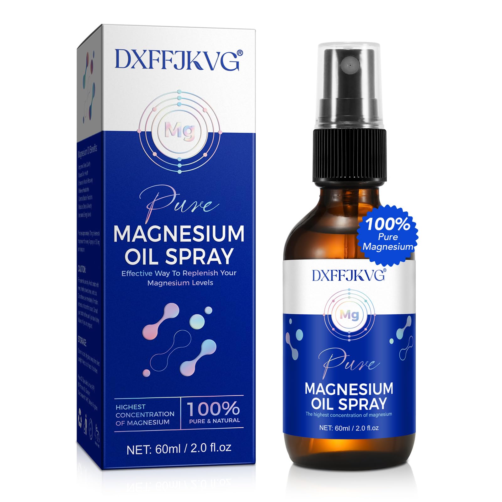 Amazon.com: DXFFJKVG Pure Magnesium Oil Spray - Magnesium Spray for ...