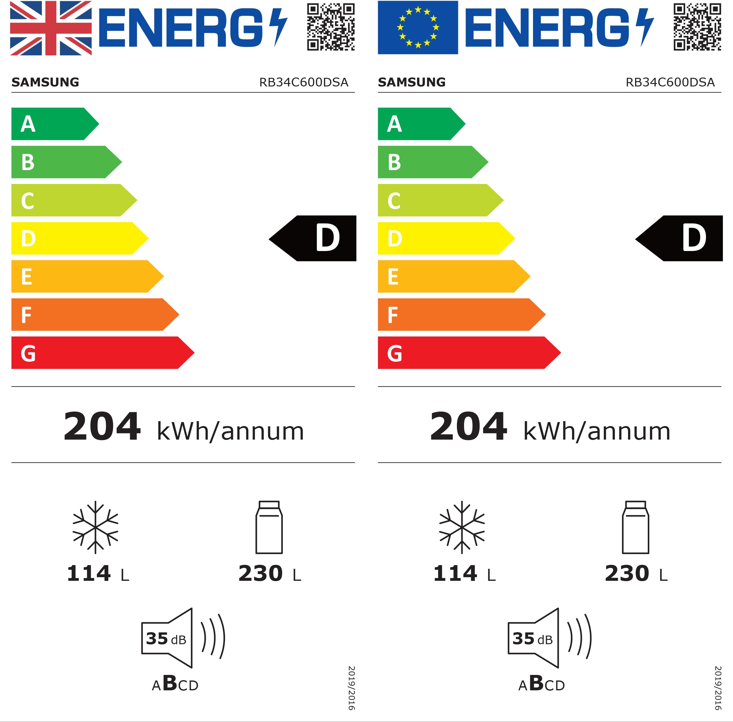 Samsung Series 8 SpaceMax Combi Fridge Freezer, Featuring Spacemax, AI ...
