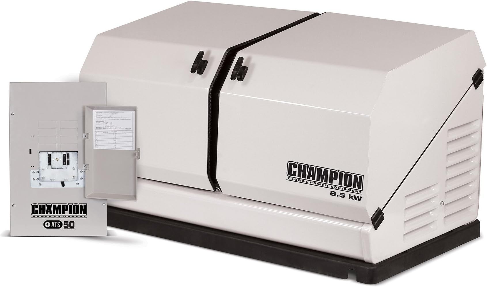 Amazon.com : Champion 8.5-kW Home Standby Generator with 50-Amp Indoor ...