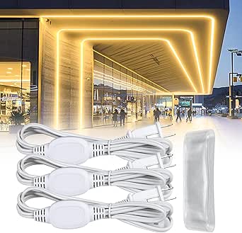 Amazon.com: HeliosRibbon Power Cord Pack + COB Neon Rope Light : Home ...