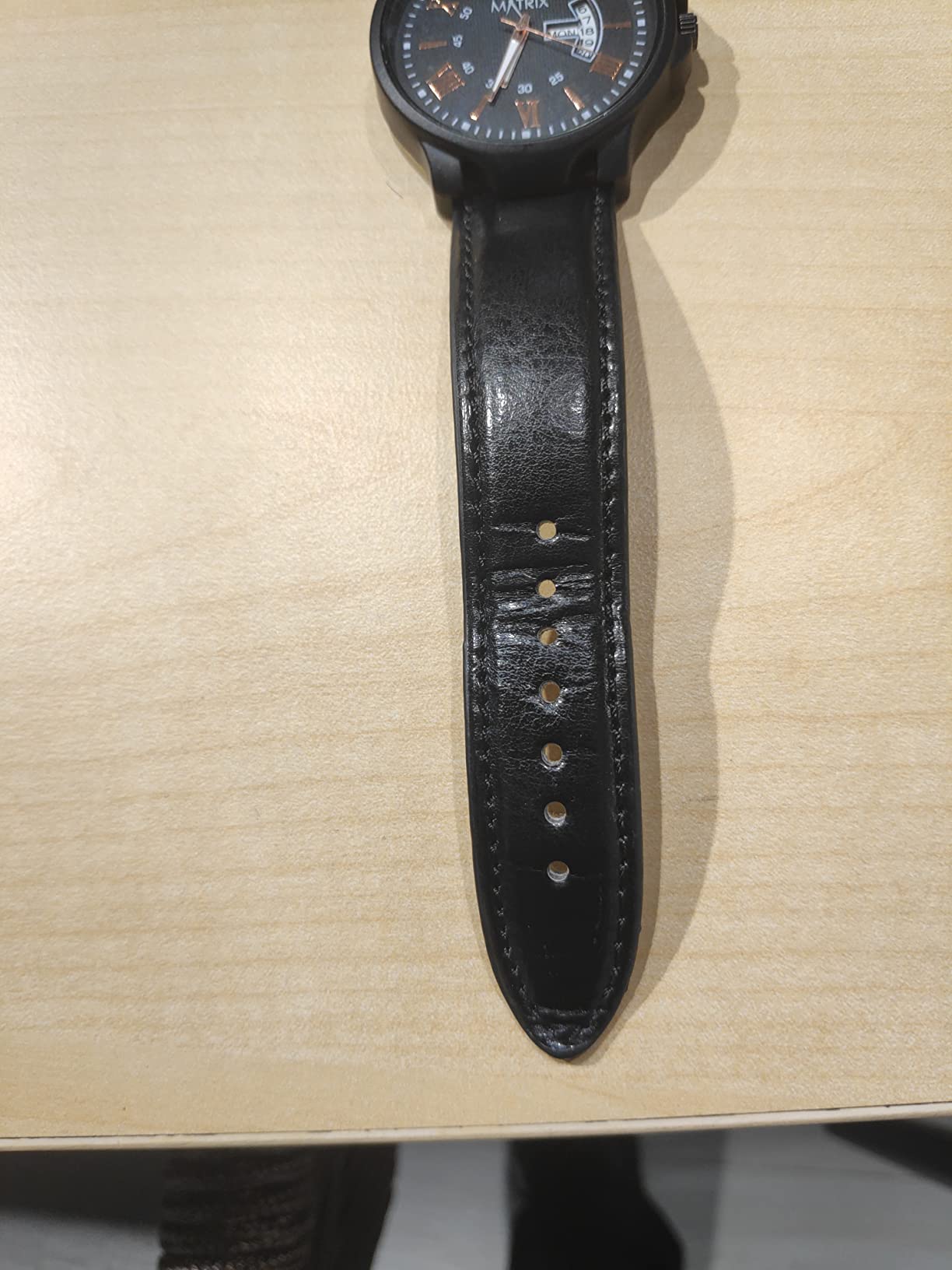 MATRIX Smartwatch Men's Watch (Black Dial Black Colored Strap) : Amazon ...