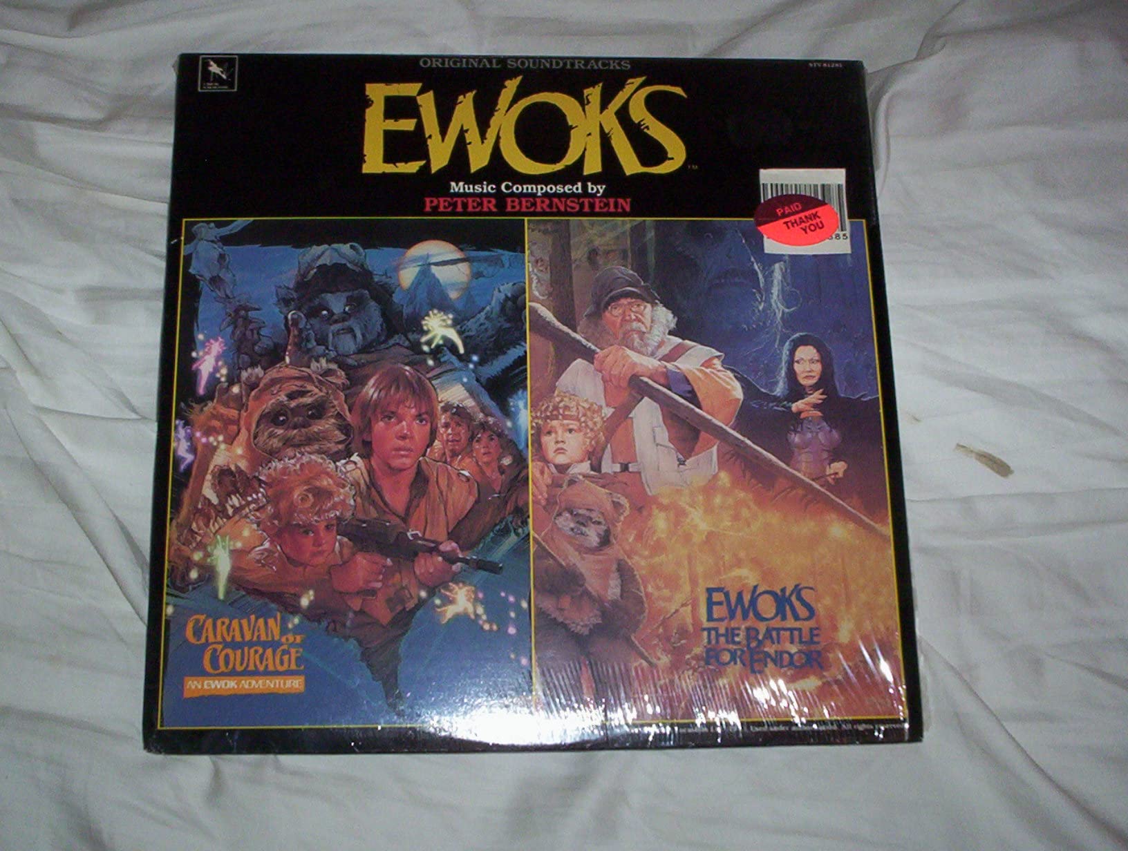 EWOKS "CARAVAN OF COURAGE" & "BATTLE OF ENDOR" SOUNDTRACK LP - Amazon ...