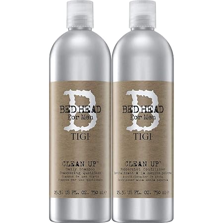 Amazon.com : Tigi B For Men Clean Up Tween Duo Pack 2x750ml : Shampoo ...