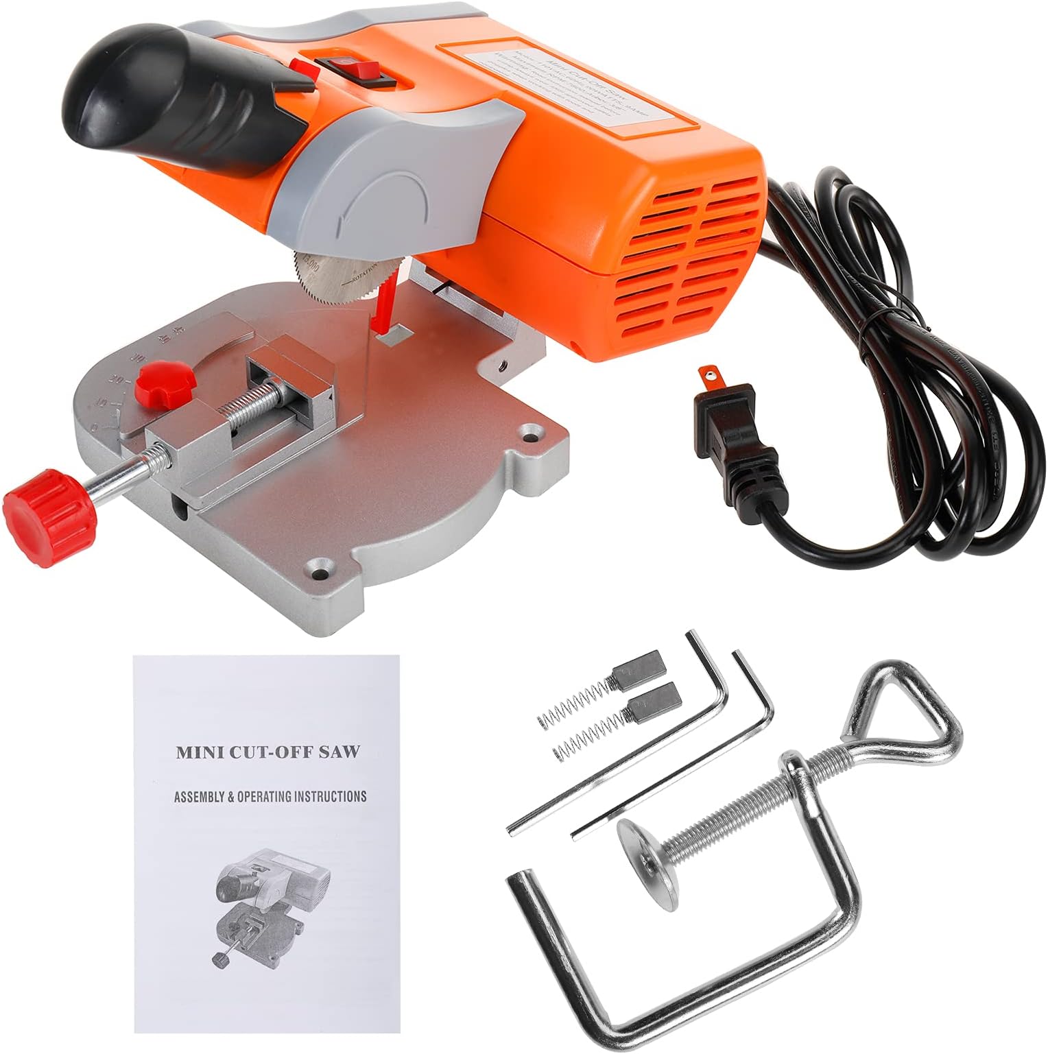VEVOR Mini Miter Cut-off Chop Saw, 110V Two 2-5/16" Blade of Steel and ...