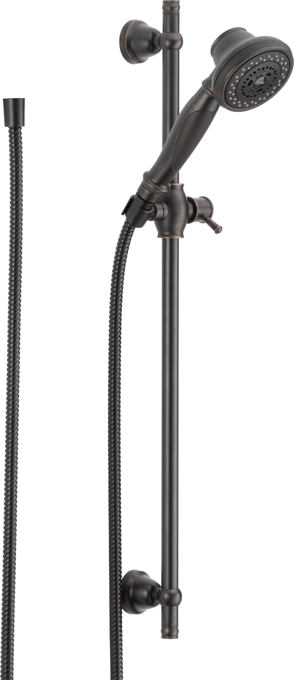 DELTA FAUCET 51589-RB, Venetian Bronze Slide Bar Hand Shower - Amazon.com