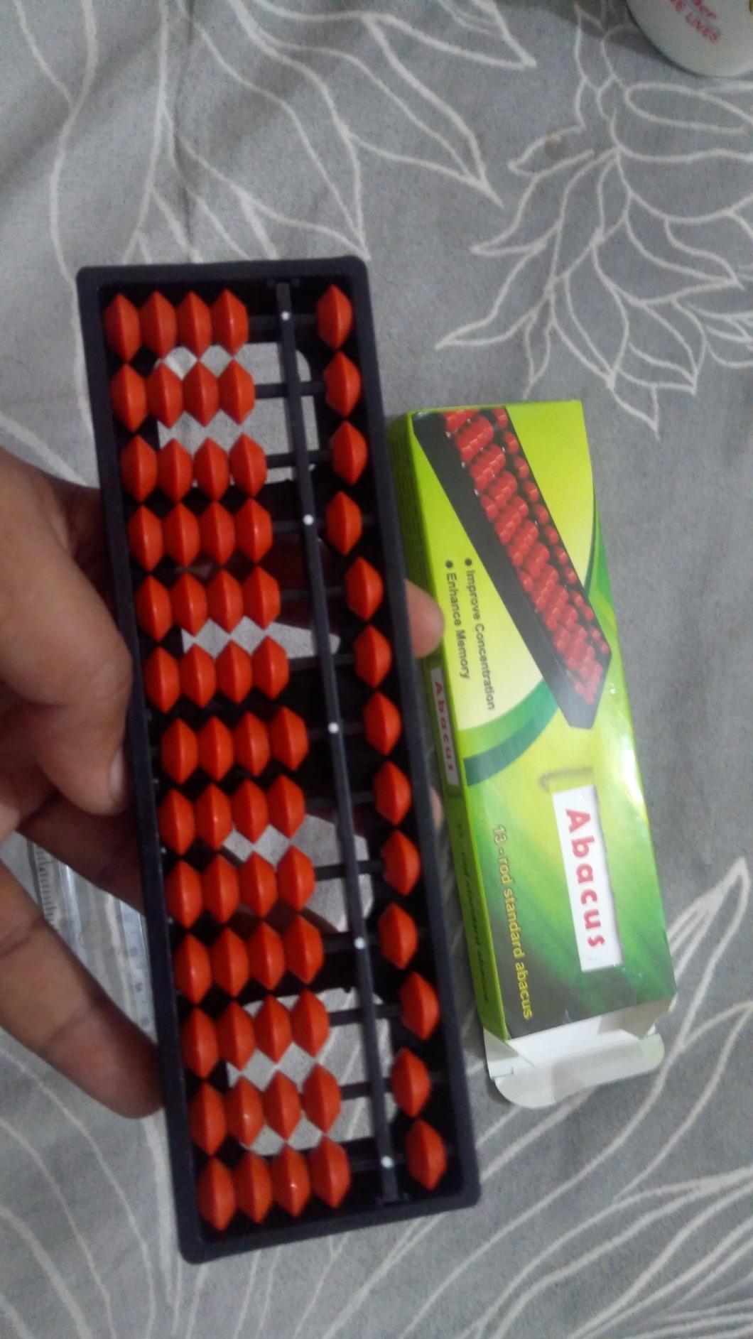 Buy SAE FASHIONS Single Color 13 Rod Abacus Kit, Red Online at Low ...