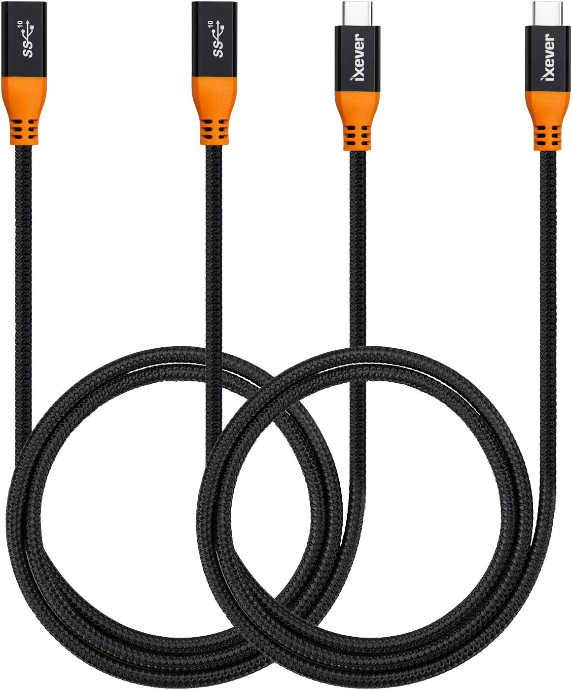 Amazon.com: RIITOP USB C Extension Cable Short(2-Pack), USB-C Male to ...