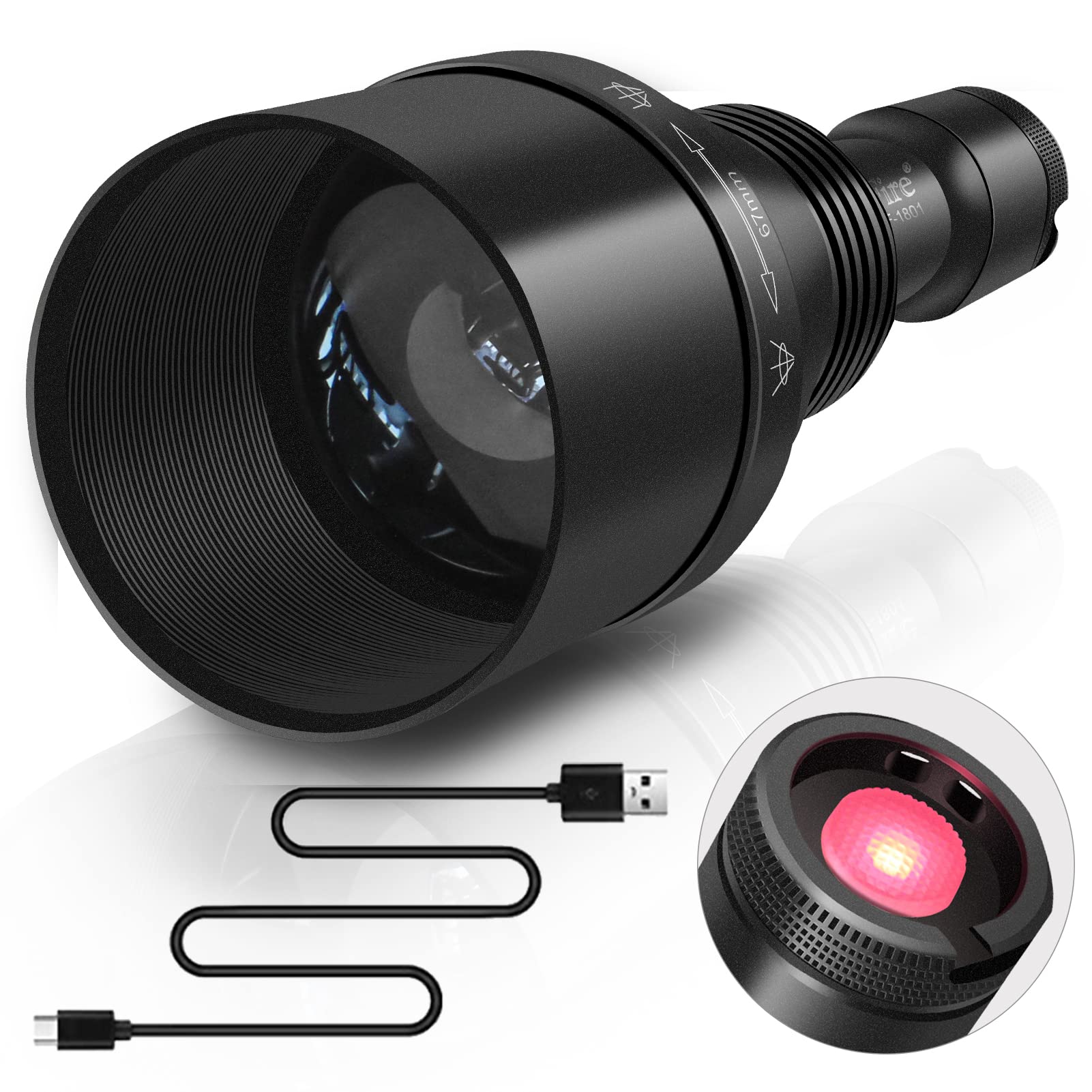 Buy UniqueFire 1801 IR Illuminator 940nm for Night Vision Goggles IR ...