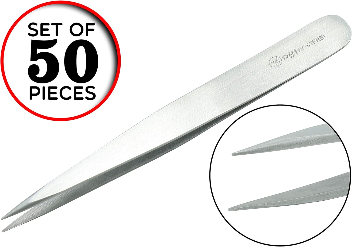 Amazon.com: PBI - 9.8 cm Precision Tweezers Fine Tip Mobile Repairing ...