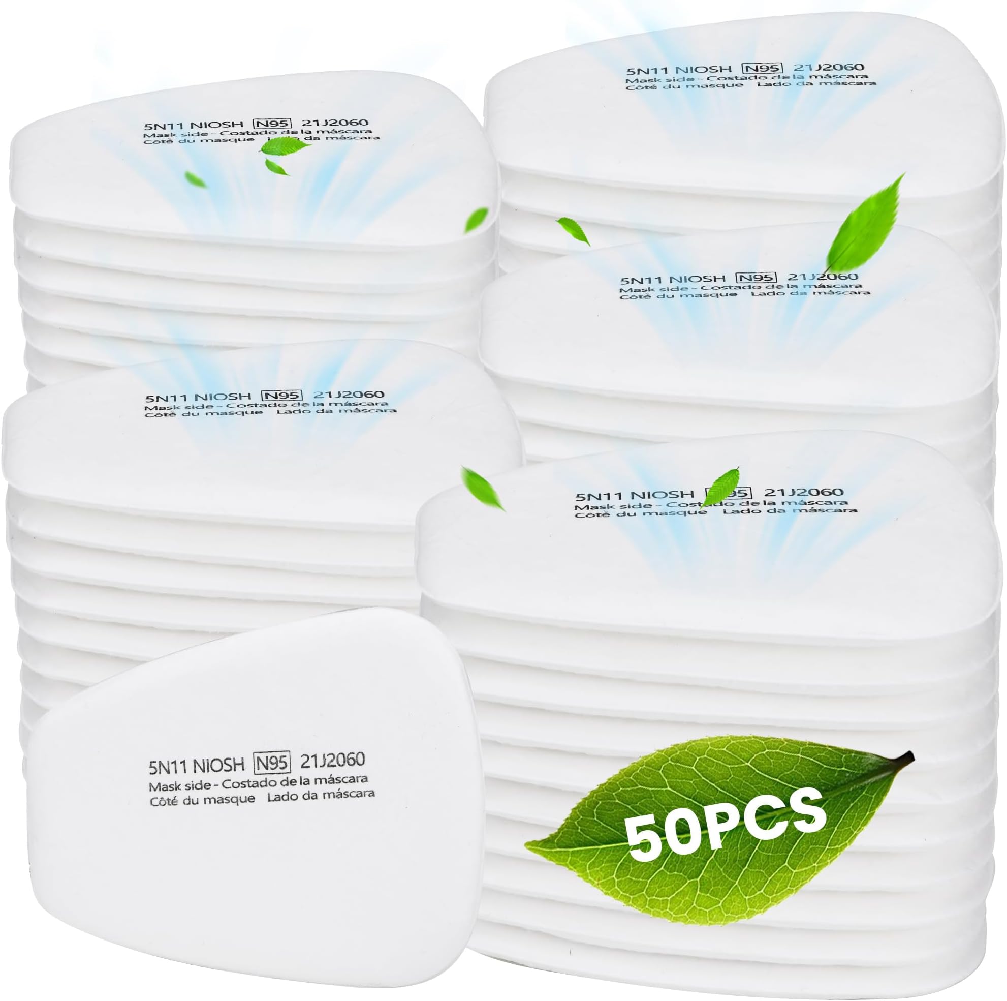 (30PCS) 5N11 Respirator Filter Particulate Cotton,Replacement Dust ...