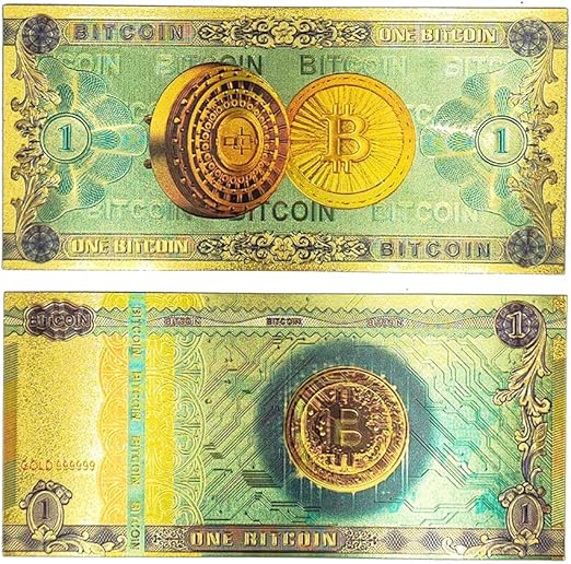 Amazon.com: Anime Source Bitcoin Cryptocurrency Gold Plated Novelty ...