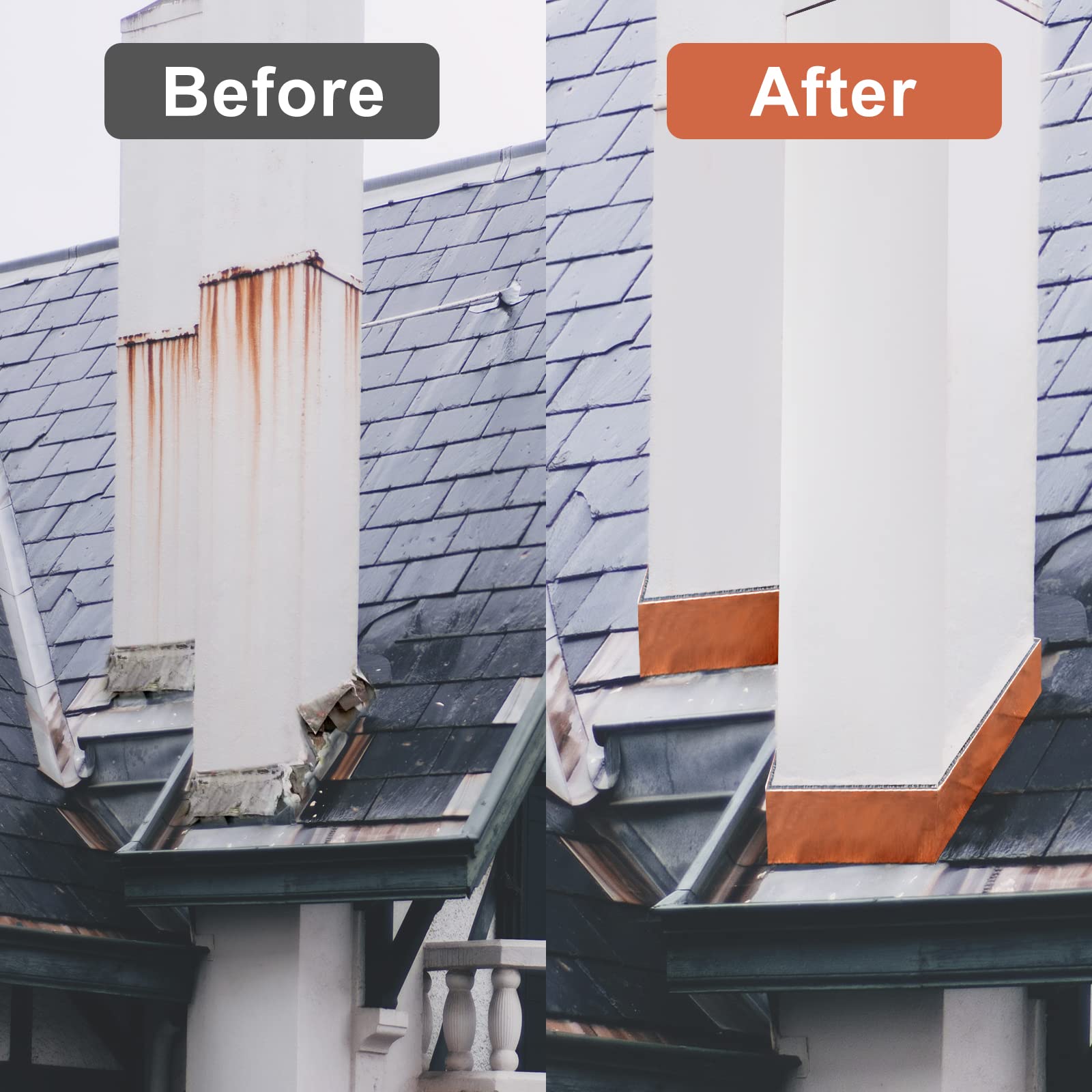 Copper Flashing On Top Of Beams Standing Seam Flat Copper Roofs Pros