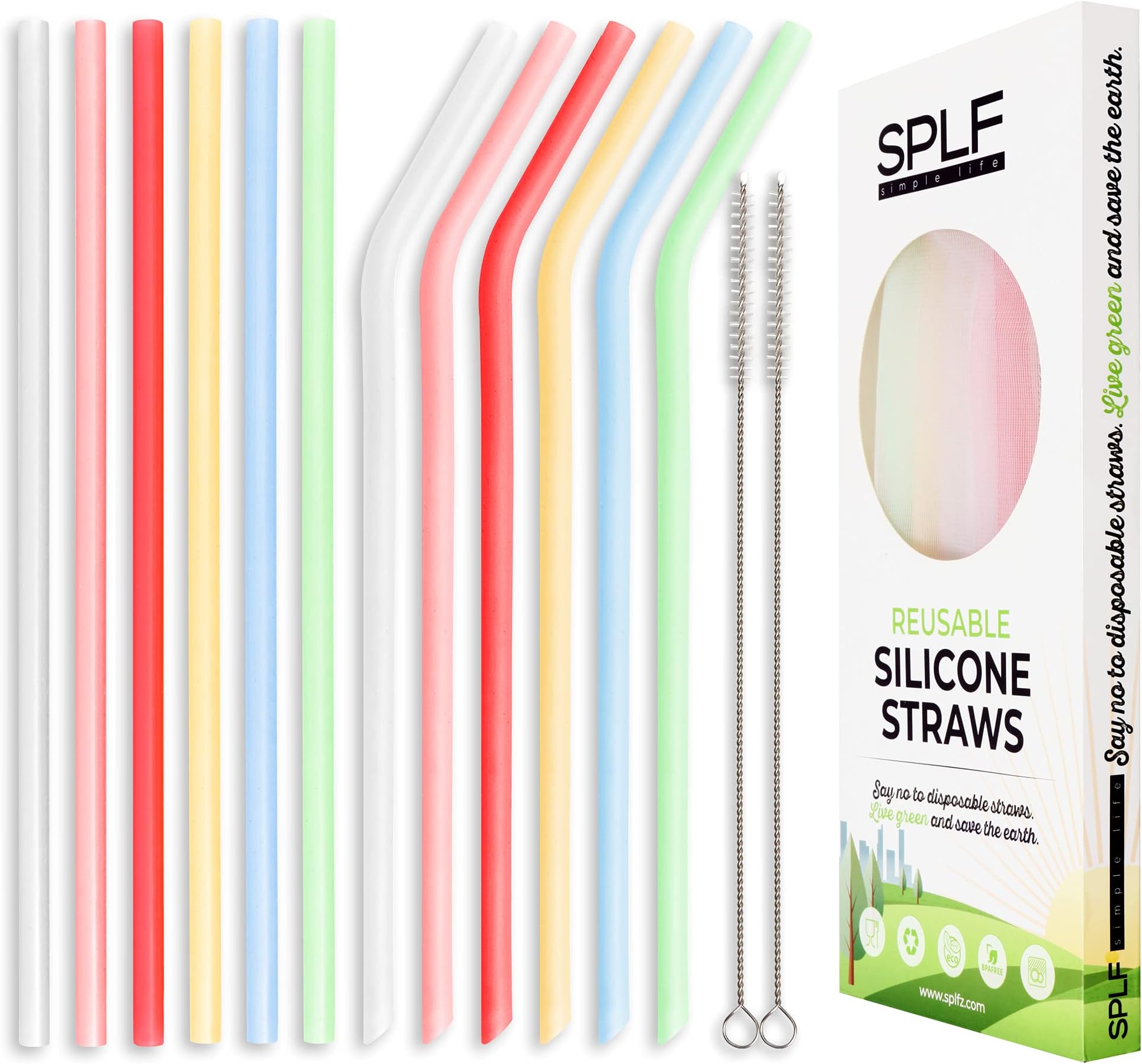 Amazon.com: REGULAR SIZE Reusable Straws for 30 oz Tumbler & Stainless ...