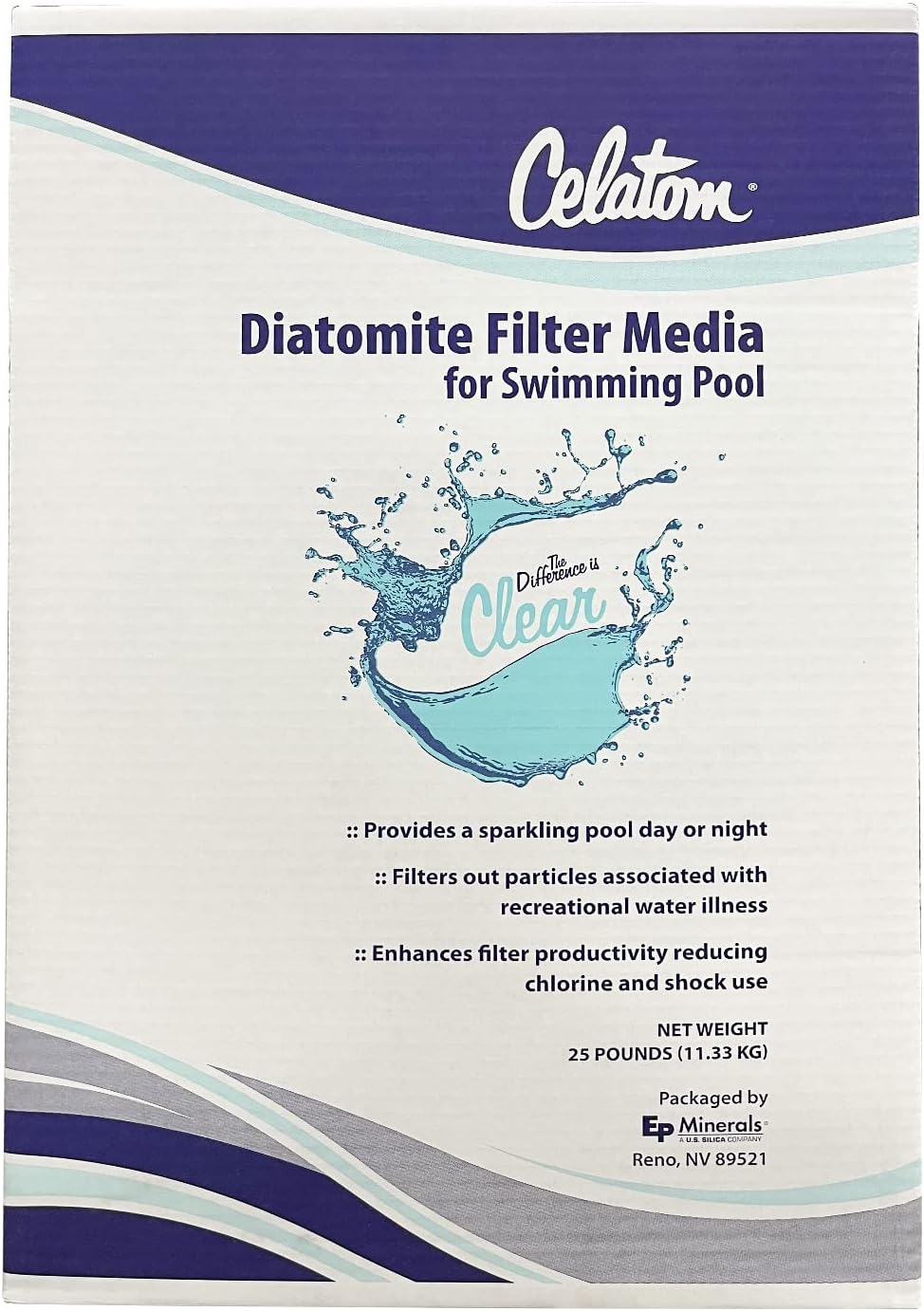 Amazon.com : DPM EP Minerals Celatom Diatomaceous Earth Swimming Pool ...