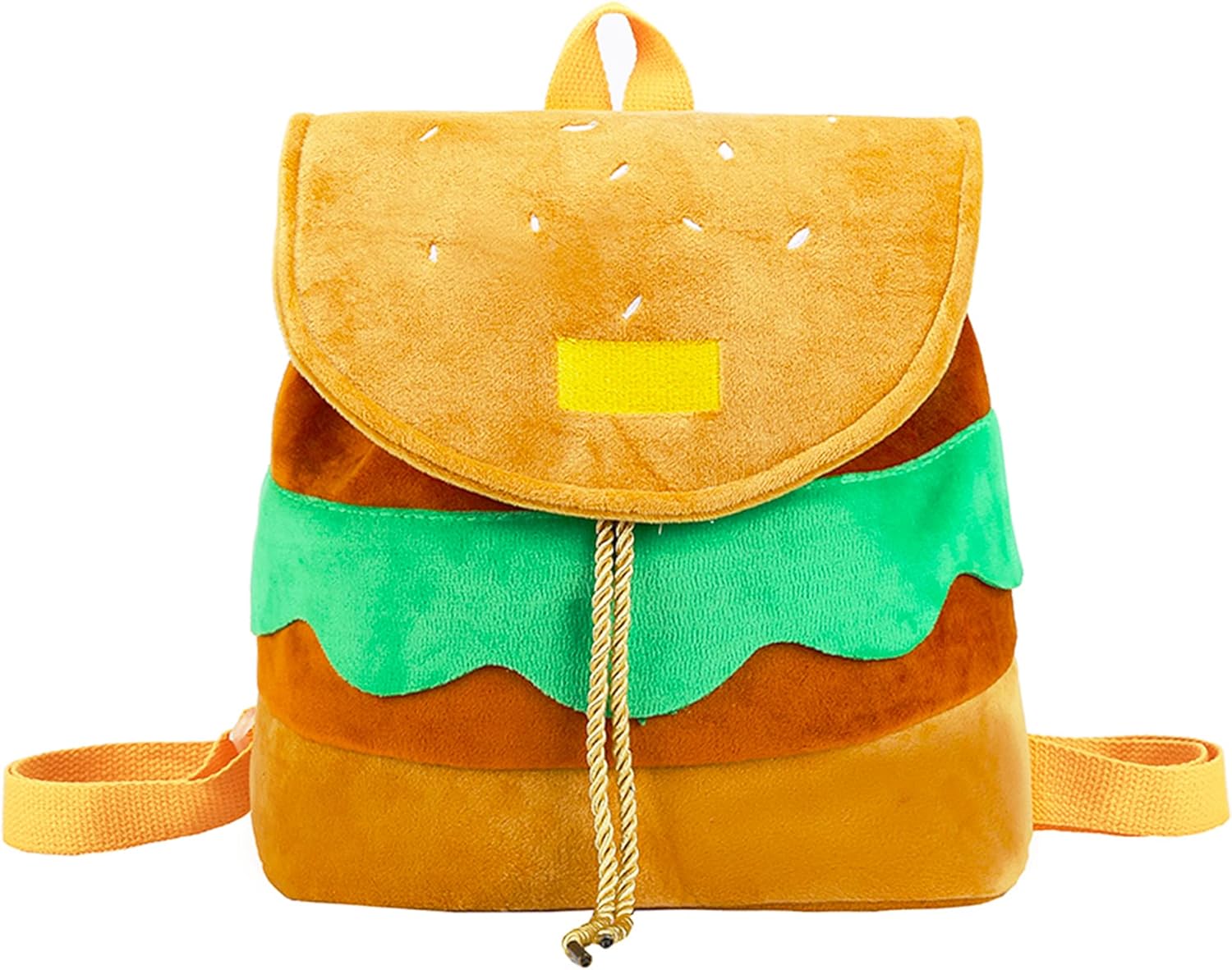 Amazon.com | Mewcho Cheeseburger Backpack Funny Novelty Burger Plush ...