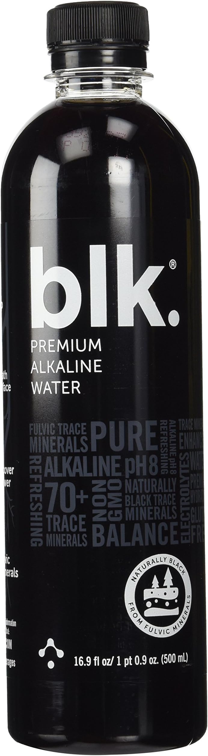 Amazon.com: Blk Beverages - Spring Water Enriched with Fulvic Acid ...
